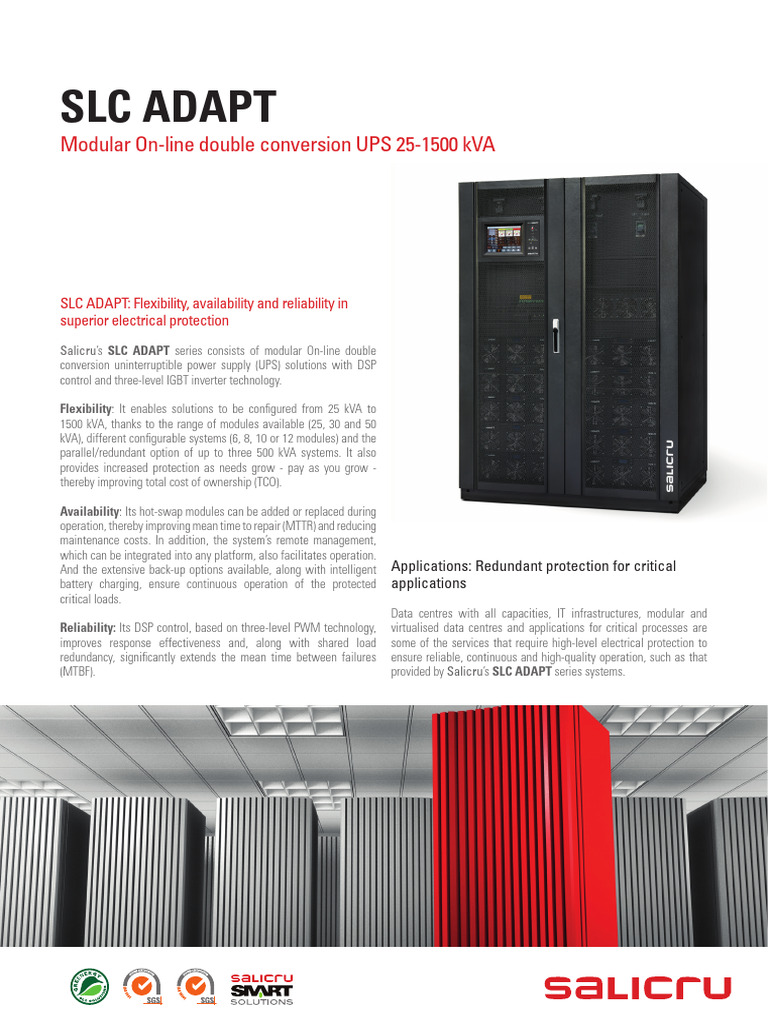 Salicru ADAPT UPS Modular | Download Free PDF | Manufactured Goods ...