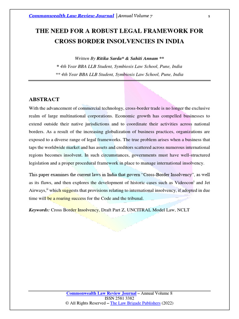 The Need For A Robust Legal Framework For Cbi in India 04 | Download ...