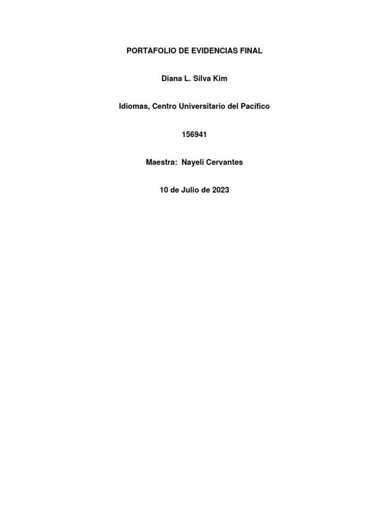 Portafolio de Evidencias Final Redaccion y Analisis Del Discurso | PDF | Lingüística