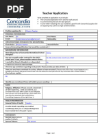 IAG Teacher Application Information 2025 2026 | PDF | Teachers | Résumé