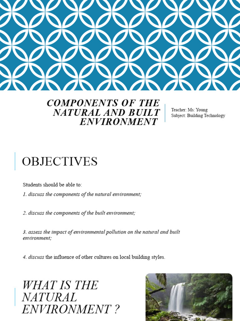 Components of The Natural and Built Environment | PDF | Atmosphere Of ...