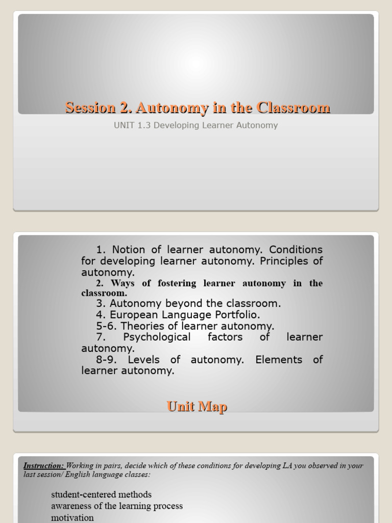Learner Autonomy for Educators | PDF | Learning | Autonomy