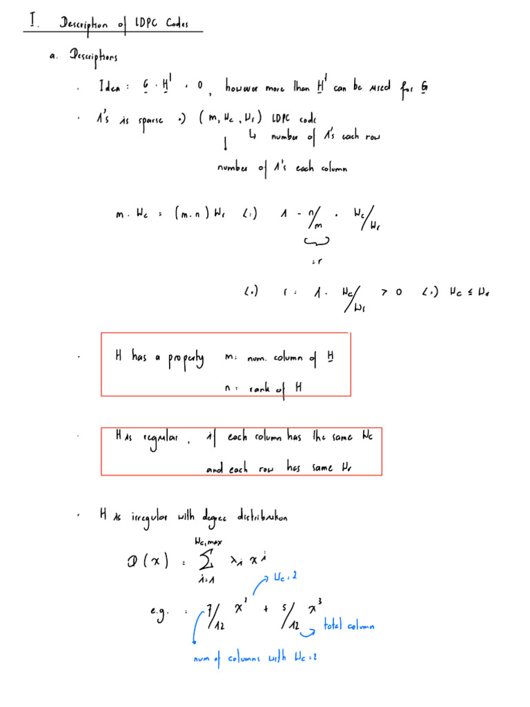 LDPC Code Overview and Decoding Methods | PDF | Low Density Parity ...
