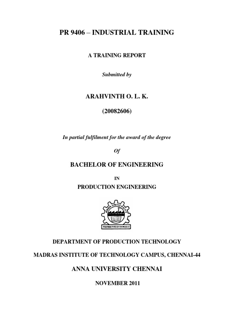 Industrial Report Final | PDF | Newspaper And Magazine | Nature