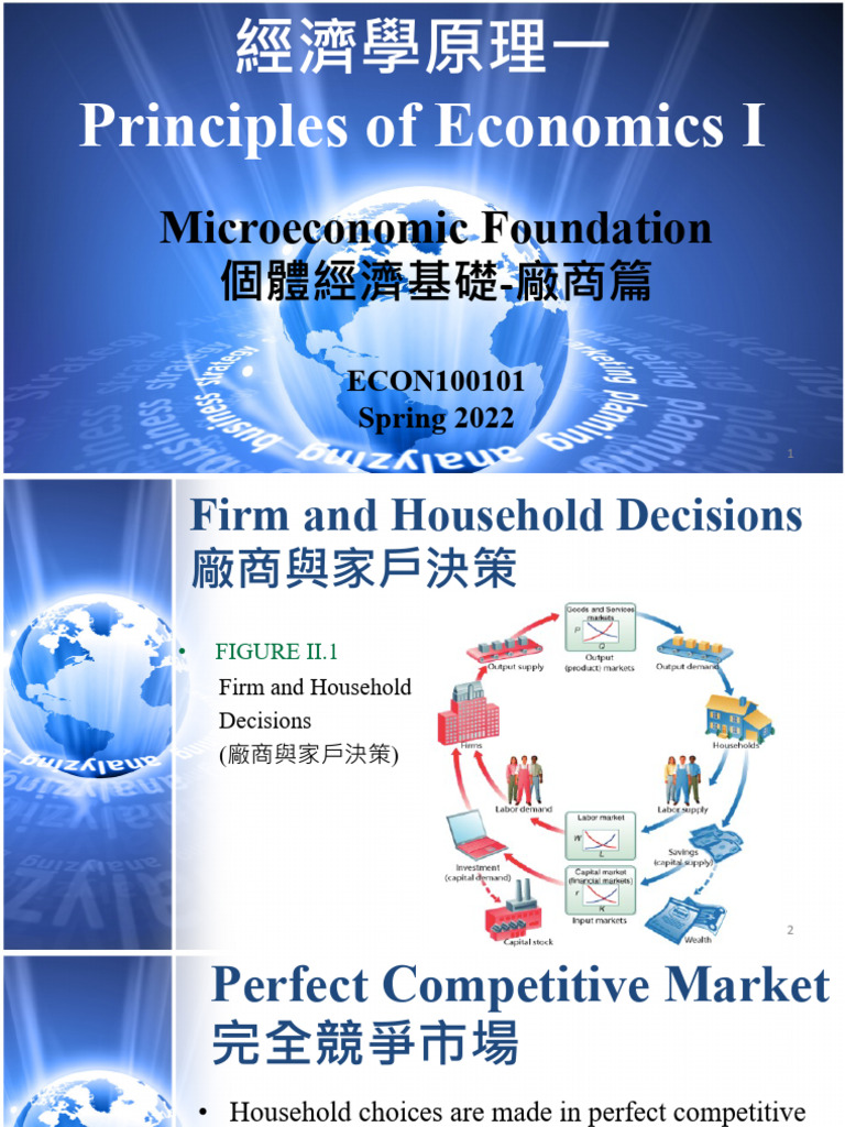 2022-個體經濟基礎 -Econ101 | PDF | Long Run And Short Run | Perfect Competition