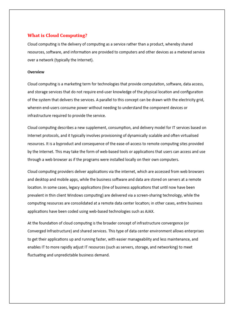 1 (1) | PDF | Cloud Computing | Computing