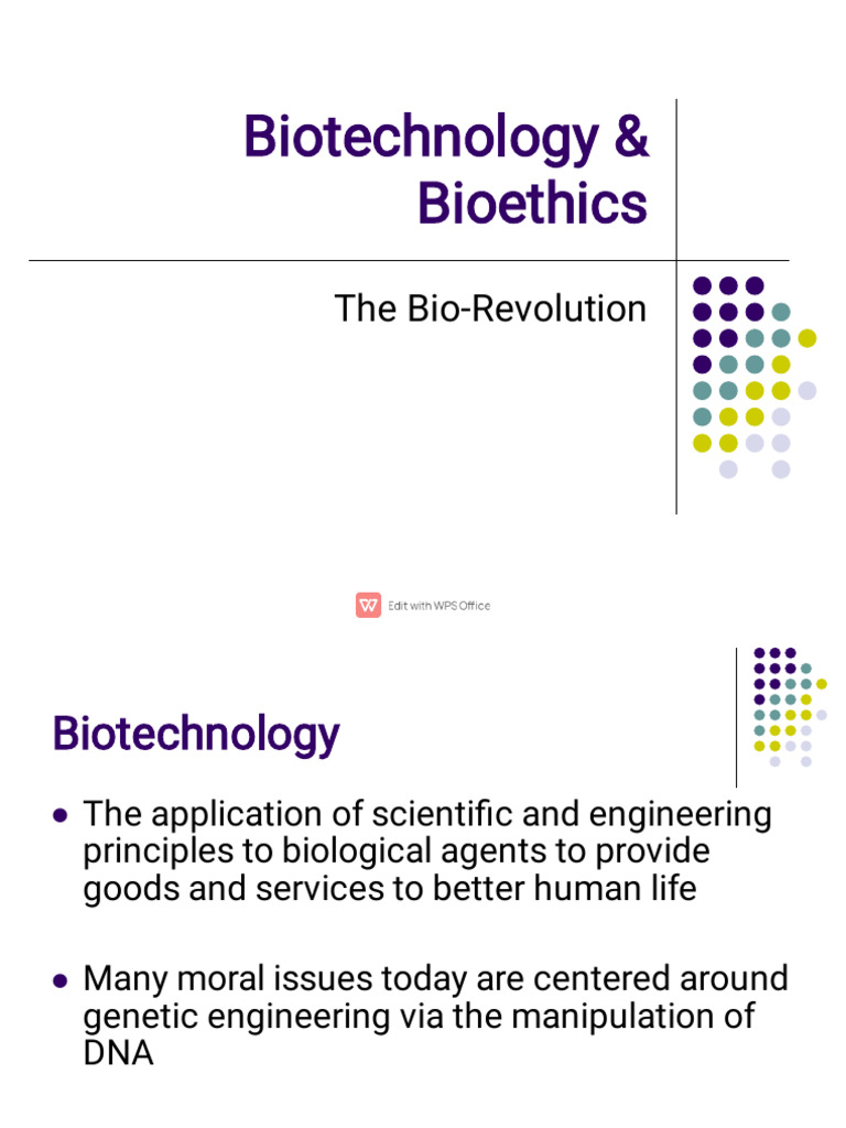 Introduction To Bioethics | PDF | Cloning | Genetic Engineering
