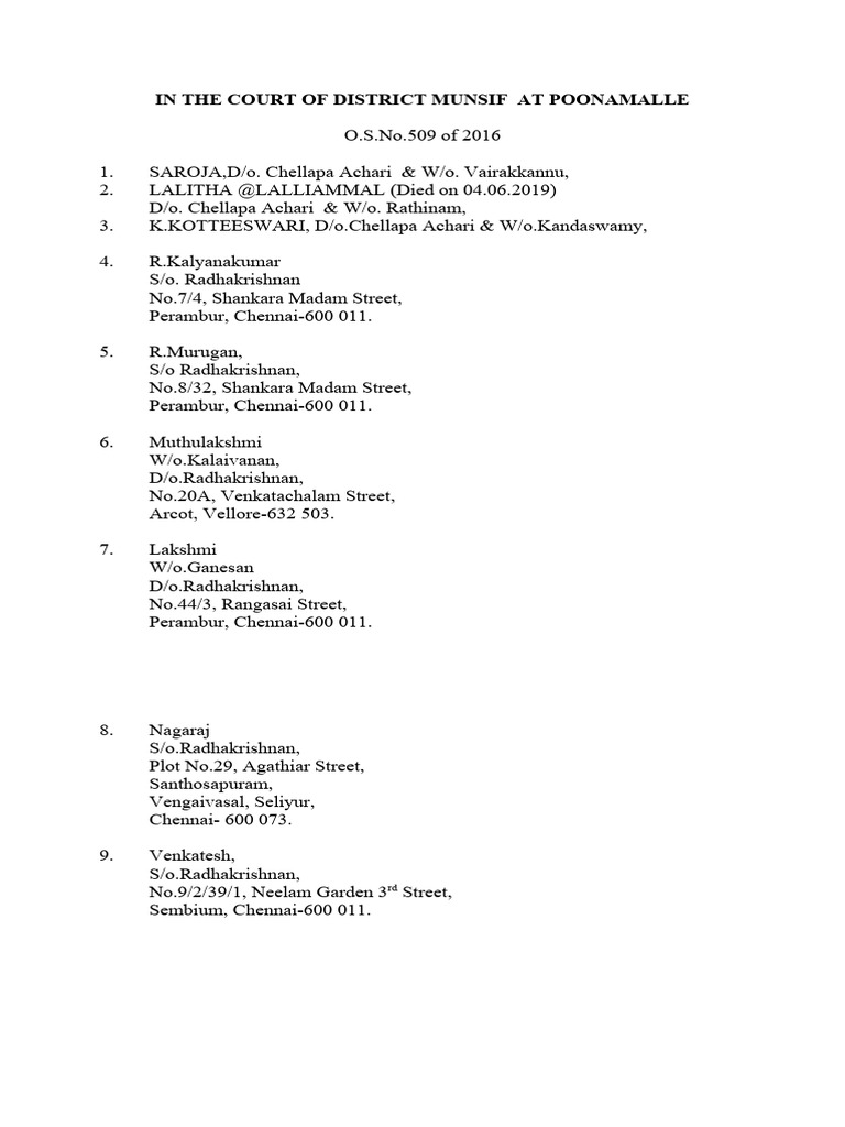 Amended Plaint | PDF | Deed | Lawsuit
