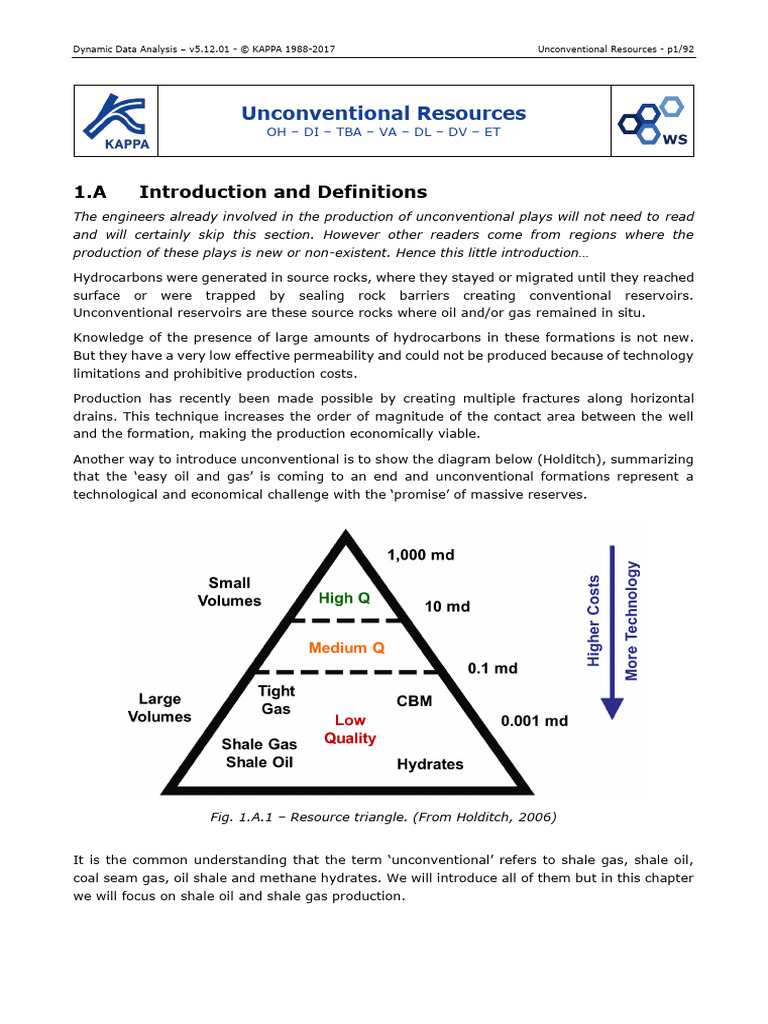 KAPPA DDA Chapter Unconventional Resources | PDF | Coalbed Methane ...