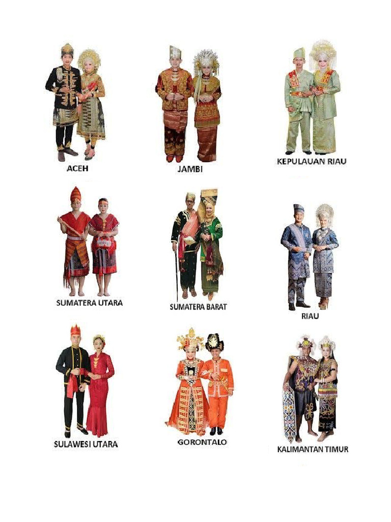 Pakaian 34 Provinsi | PDF