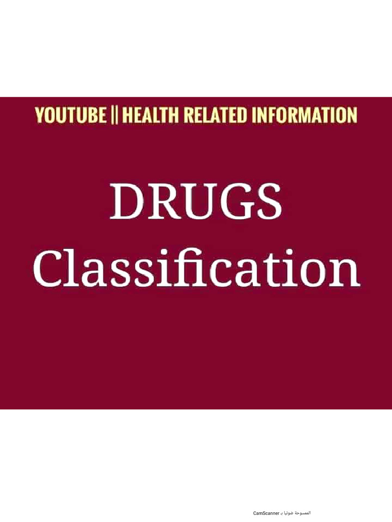 Drugs Classification | PDF