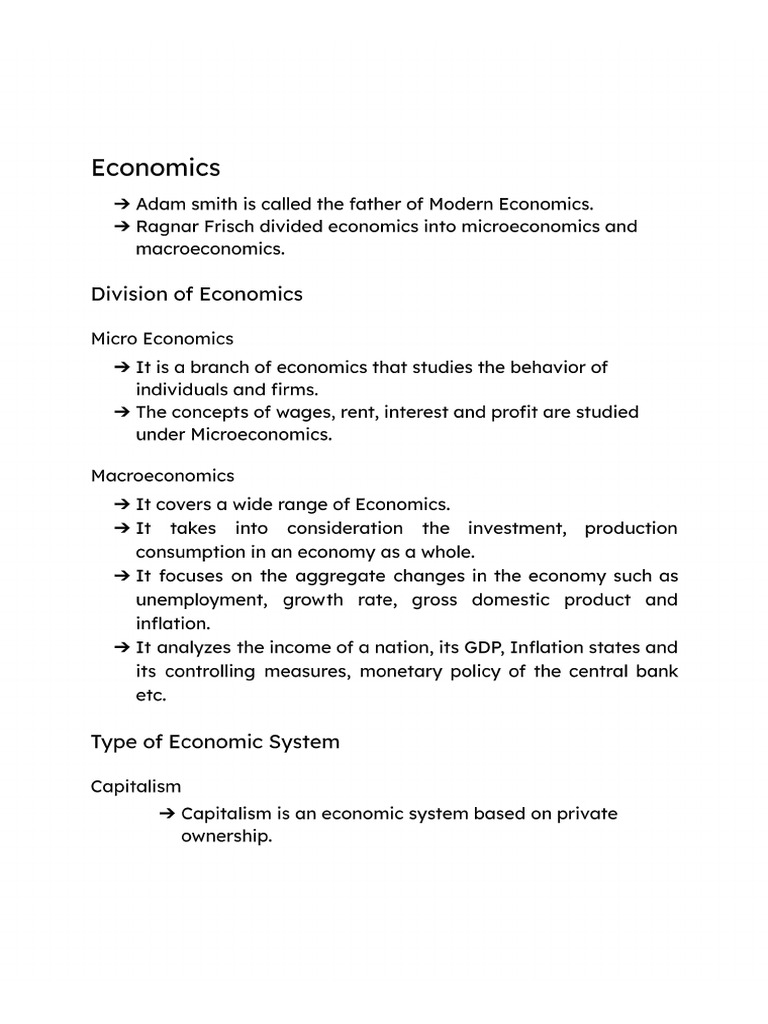 Economics | PDF
