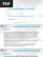 Ich E6 (R3) | PDF | Clinical Trial | Institutional Review Board