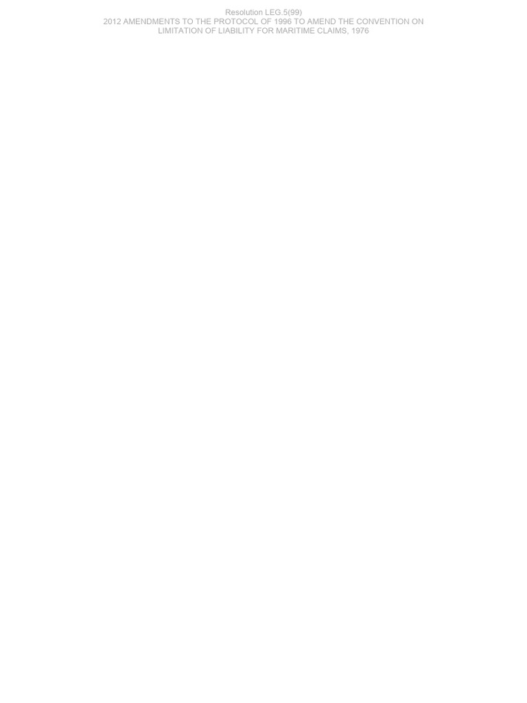 Amendments To The Protocol of 1996 To Amend The Convention On ...