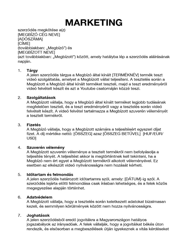 Marketing Video | PDF