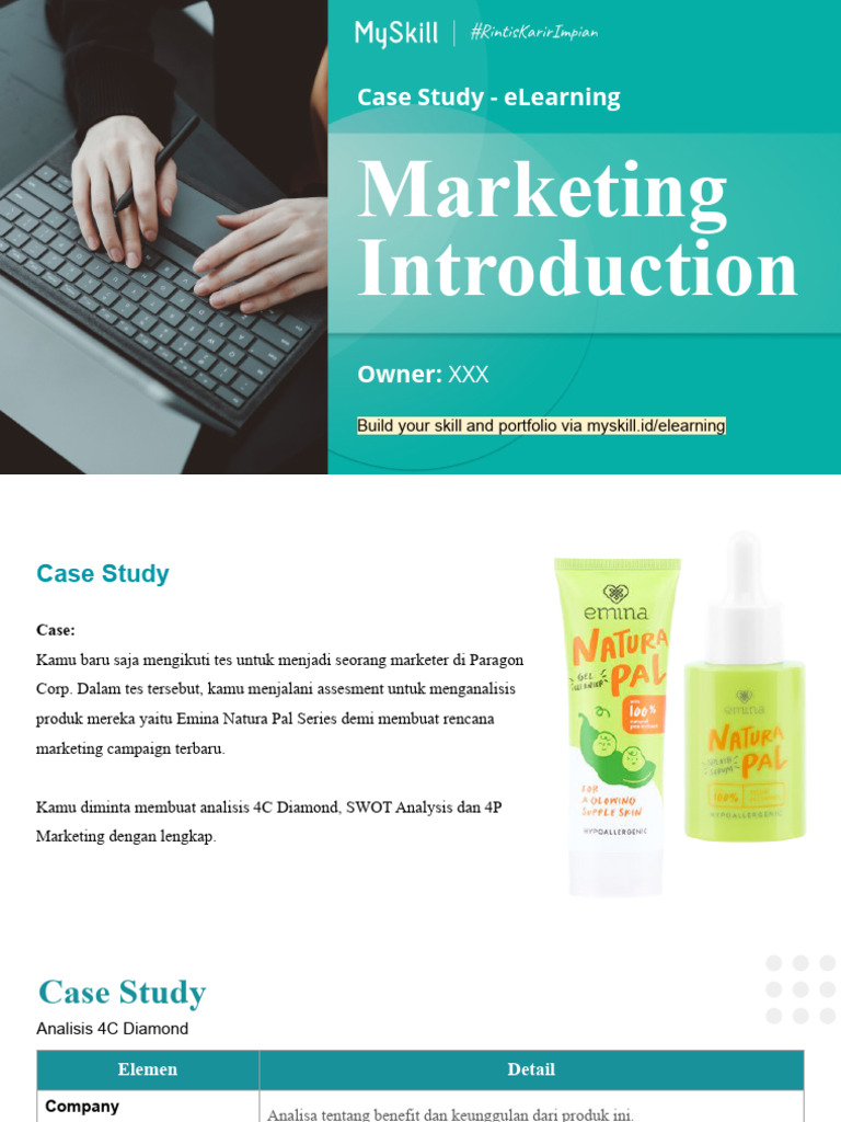 DONE 1. Case Study Marketing Introduction | PDF