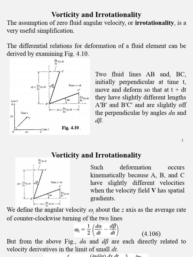 Vorticity | PDF | Vortices | Fluid Dynamics