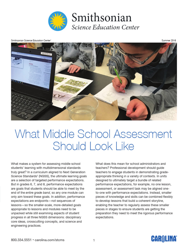 Smithsonian Stcms Assessment Flyer | PDF | Educational Assessment ...