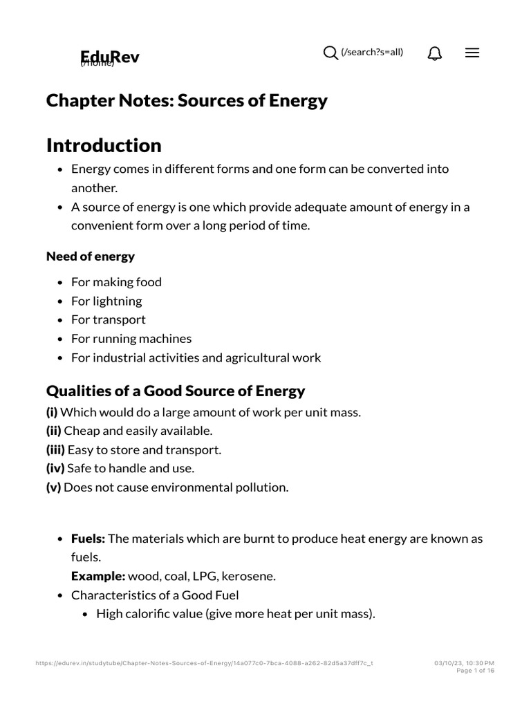 Energy Sources: A Student's Guide | PDF | Fossil Fuel Power Station ...