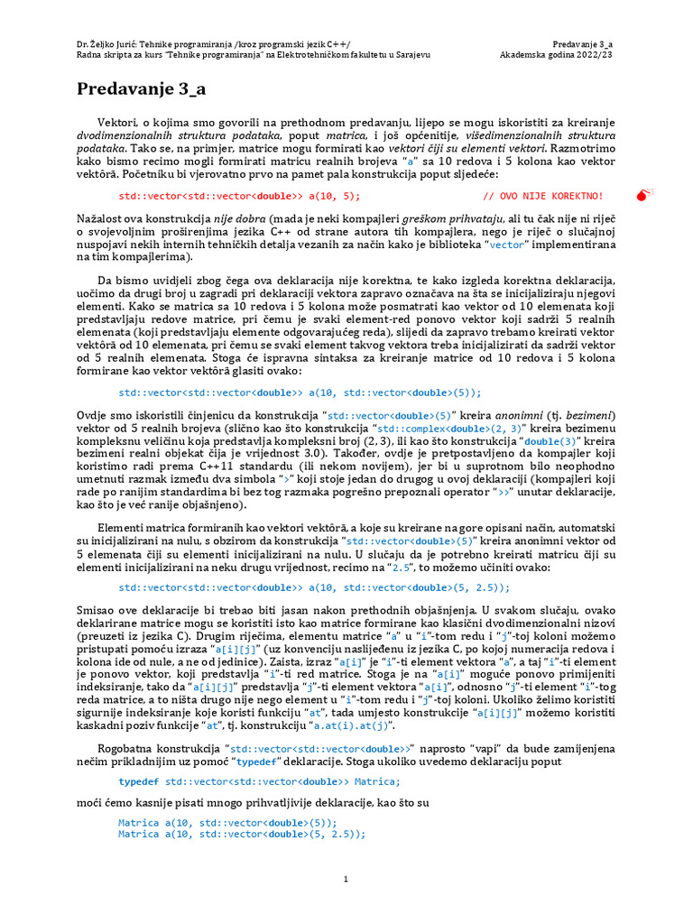 (TP 2022-23) Predavanje 3 - A | PDF