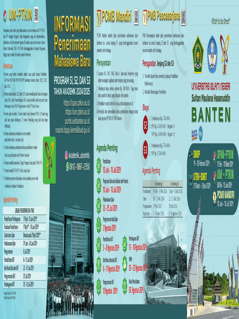 Brosur UIN Banten | PDF