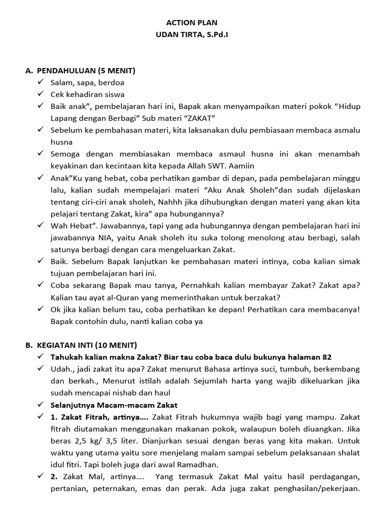 Action Plan | PDF