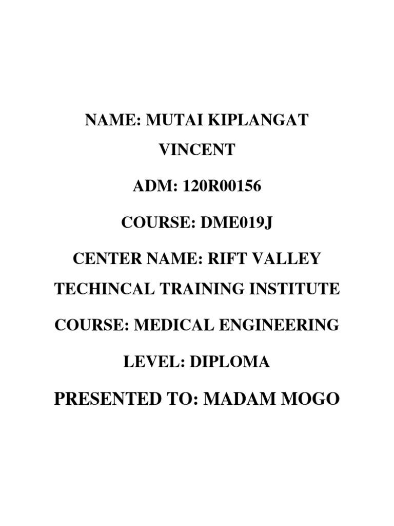 MUTAI K VINCENT BP | PDF | Retail | Employment