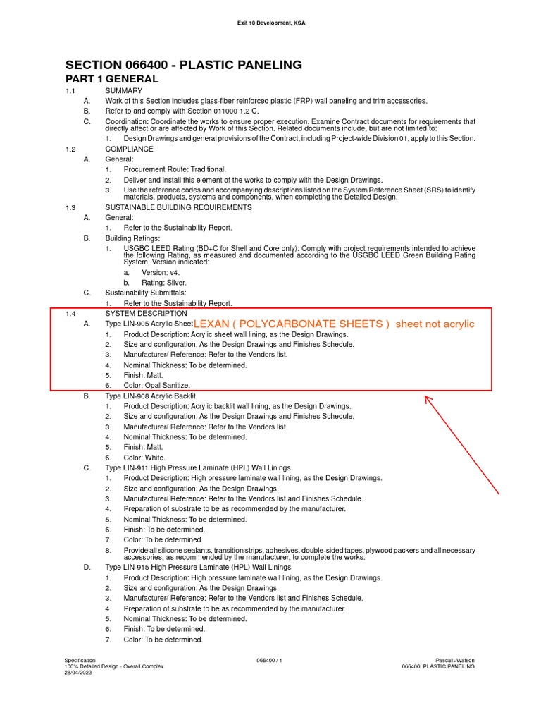 lexan specs | PDF | Specification (Technical Standard) | Lamination