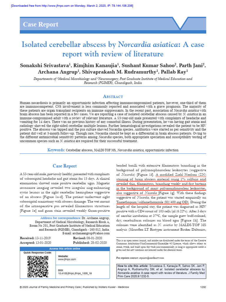 8. nocardia | PDF | Medical Diagnosis | Infection