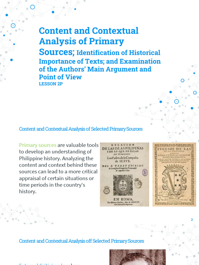 Chapter 2-Content and Contextual Analysis | PDF | Primary Sources | Science