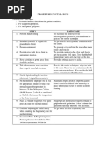 Orthostatic Blood Pressure Procedure Guide | PDF