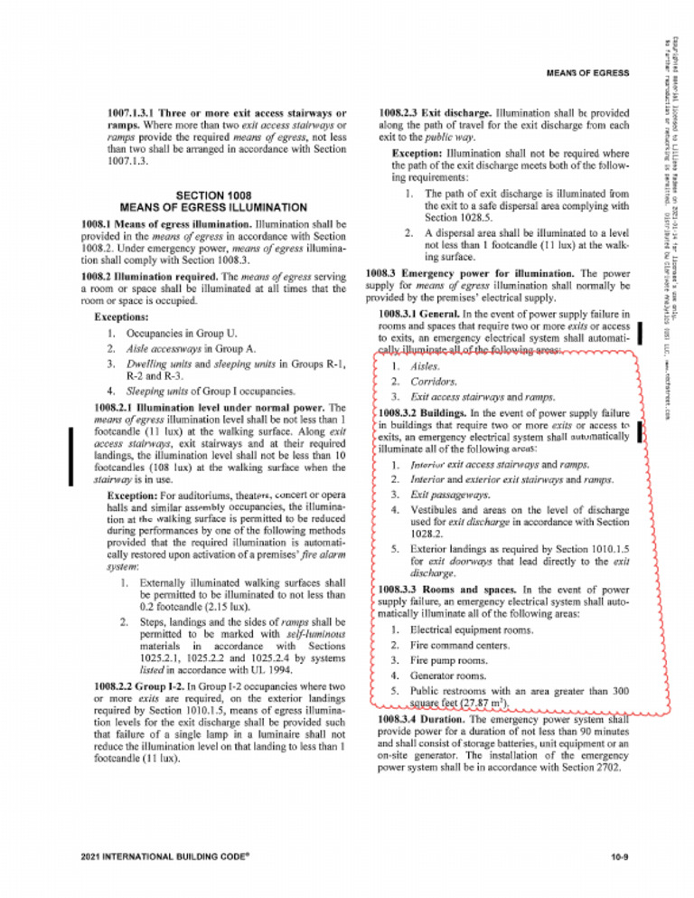 IBC Section 1008 | PDF