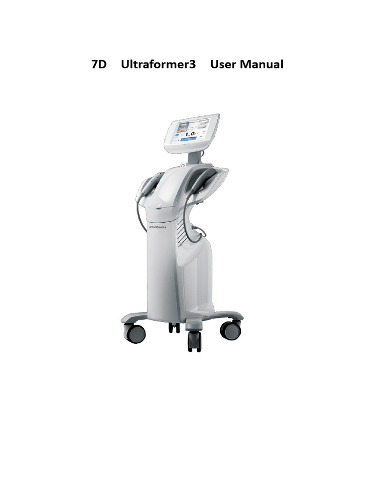 7d Hifu Ultraformer | PDF | Neck | Eye