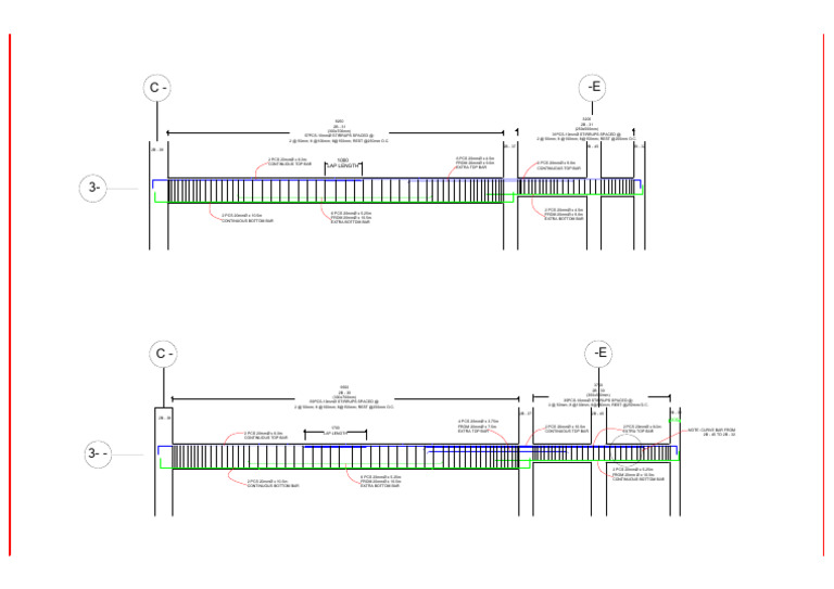 Structural Bar Specifications and Layout | PDF