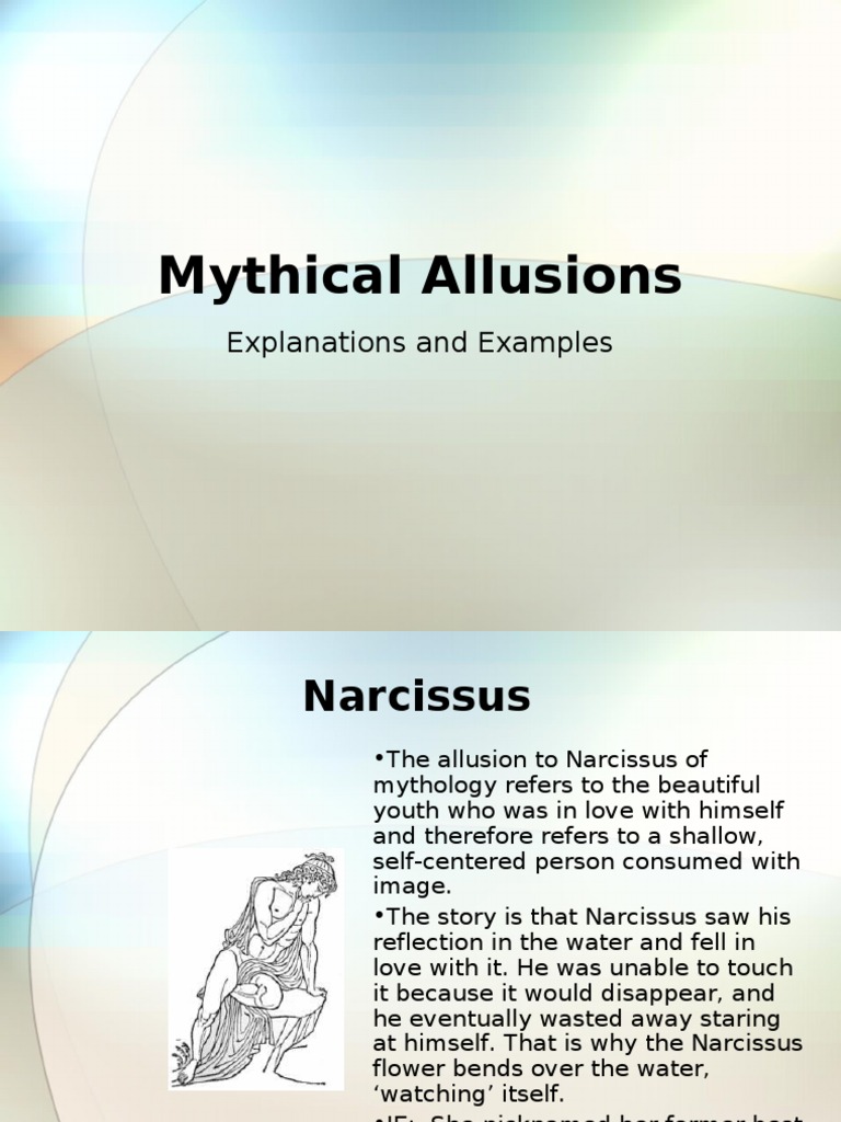 Examples of Mythological Allusions | PDF | Ancient Greek Religion ...