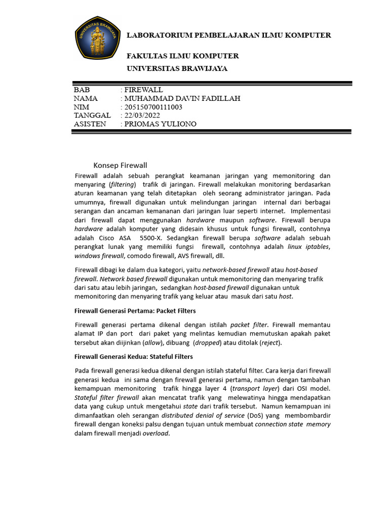 Bab4 Muhammad Davin Fadillah 205150700111003 | PDF