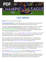 Messi Quiz: 50 Trivia Questions | PDF | Lionel Messi | Fc Barcelona