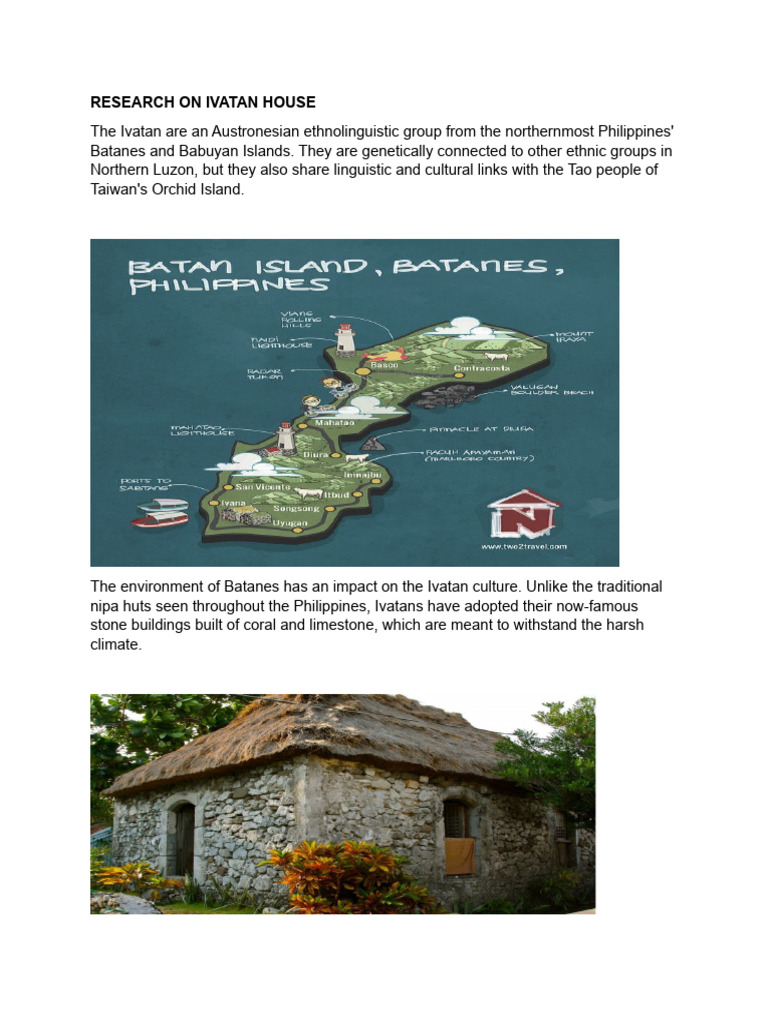 Ivatan House | PDF