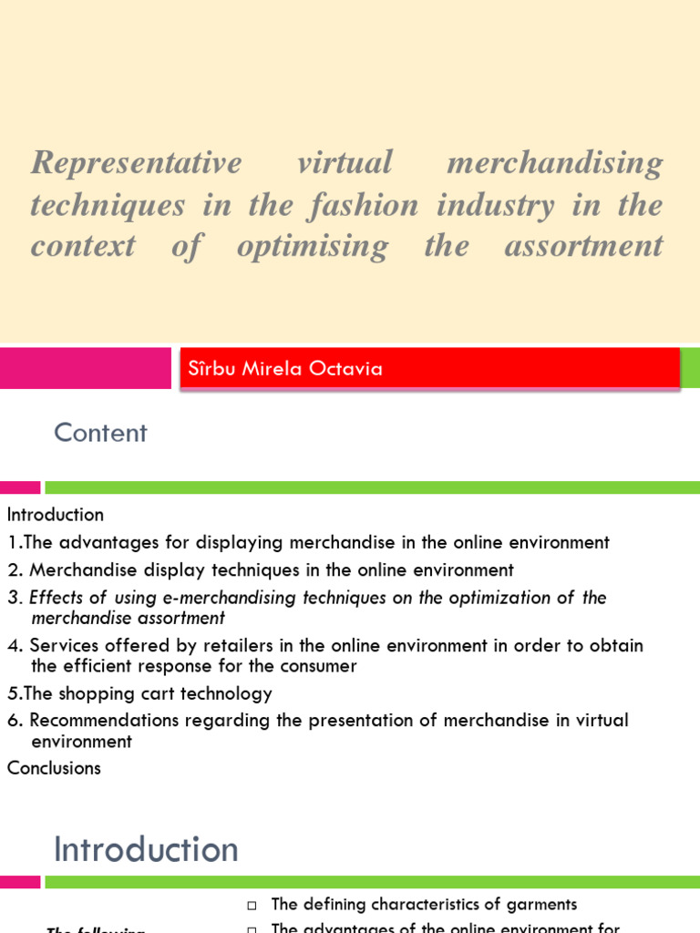 Virtual Merchandising | Download Free PDF | Retail | Merchandising