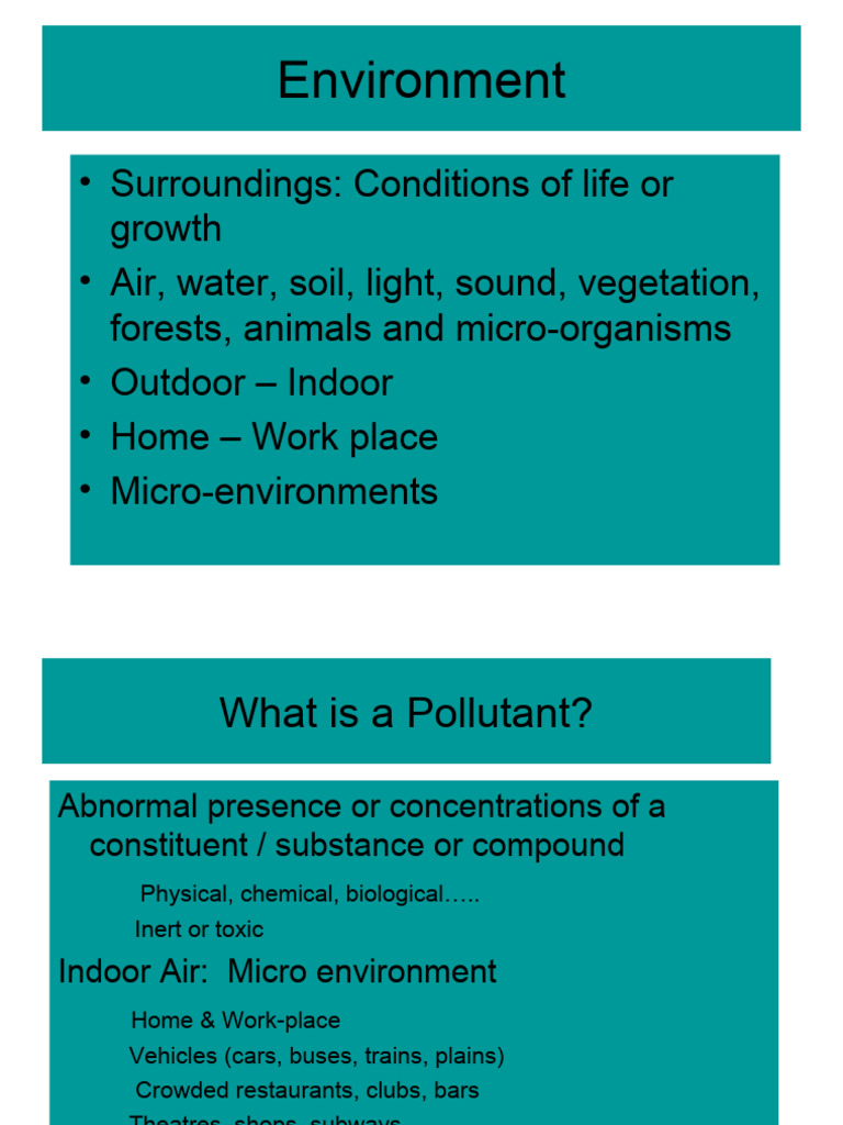 Environmental Pollution- Jindal Chest Chandigarh | PDF | Respiratory ...