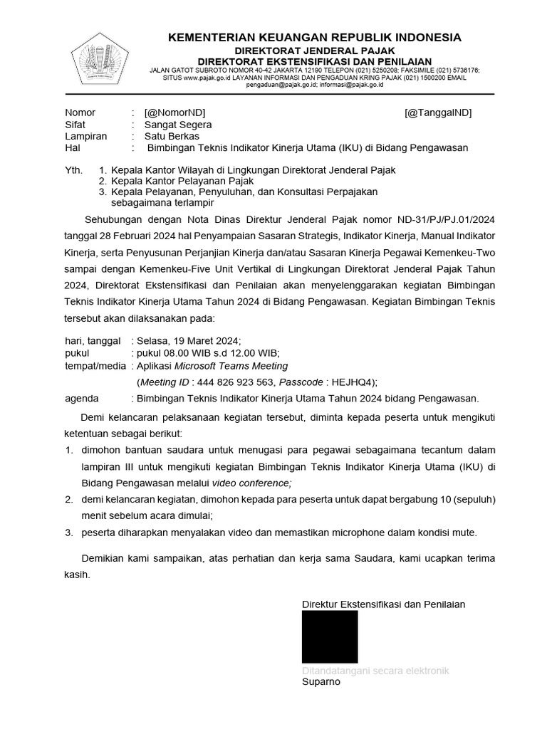 Bimtek IKU 2024 Bidang Pengawasan | PDF | Bisnis | Pengelolaan Keuangan & Uang