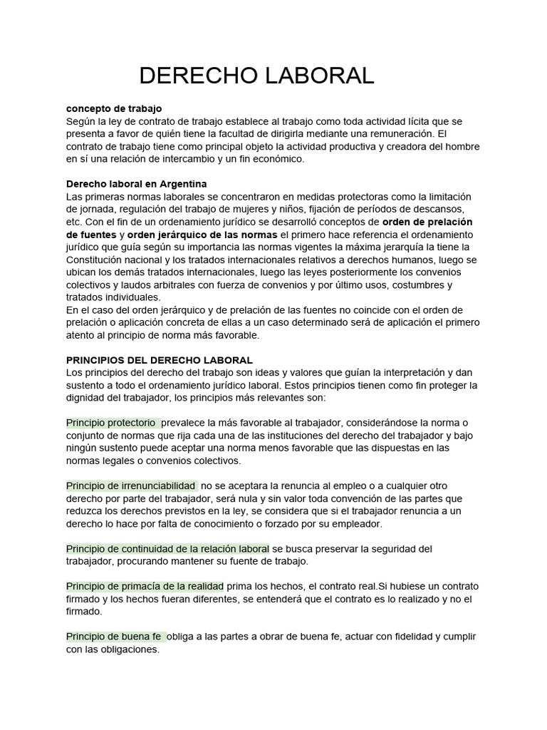 Derecho Laboral | PDF | Derecho laboral | Justicia