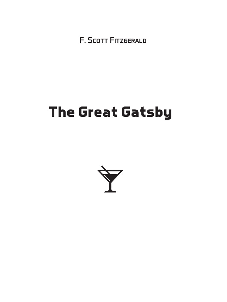 The Great Getsby | PDF | The Great Gatsby