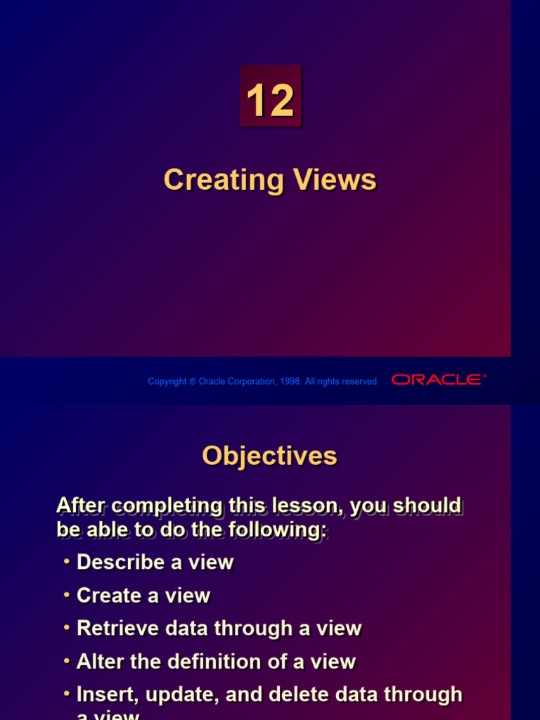 Views | PDF | Information Retrieval | Sql Views | PDF | Information Retrieval | Sql