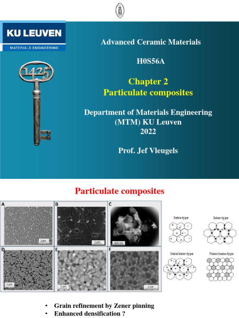 Chapter 2 Particulate Composites | PDF | Fracture | Sintering