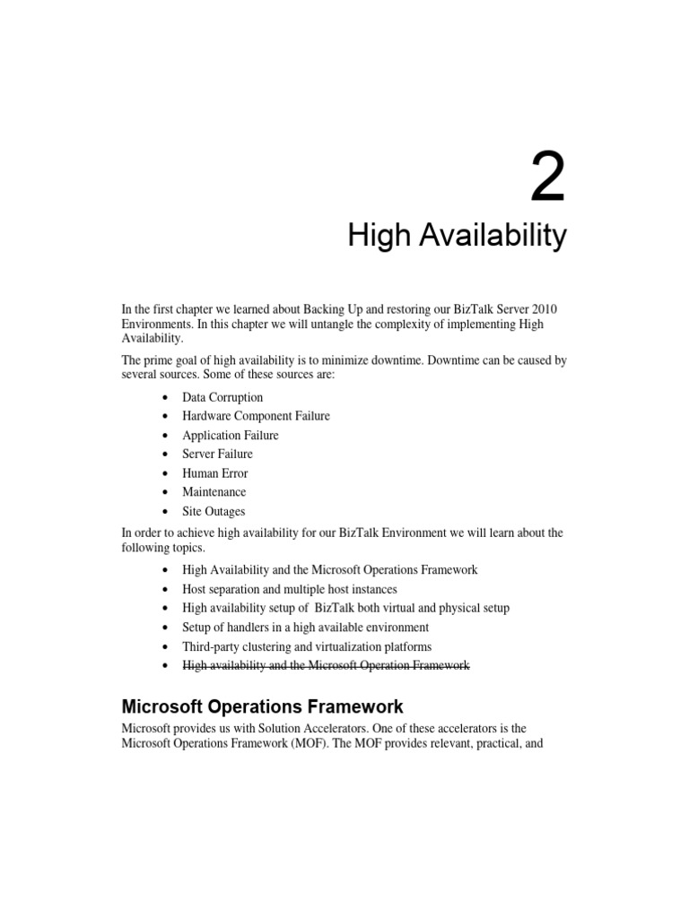 Chapter 2 - High Availability | PDF | Hyper V | Computer Cluster