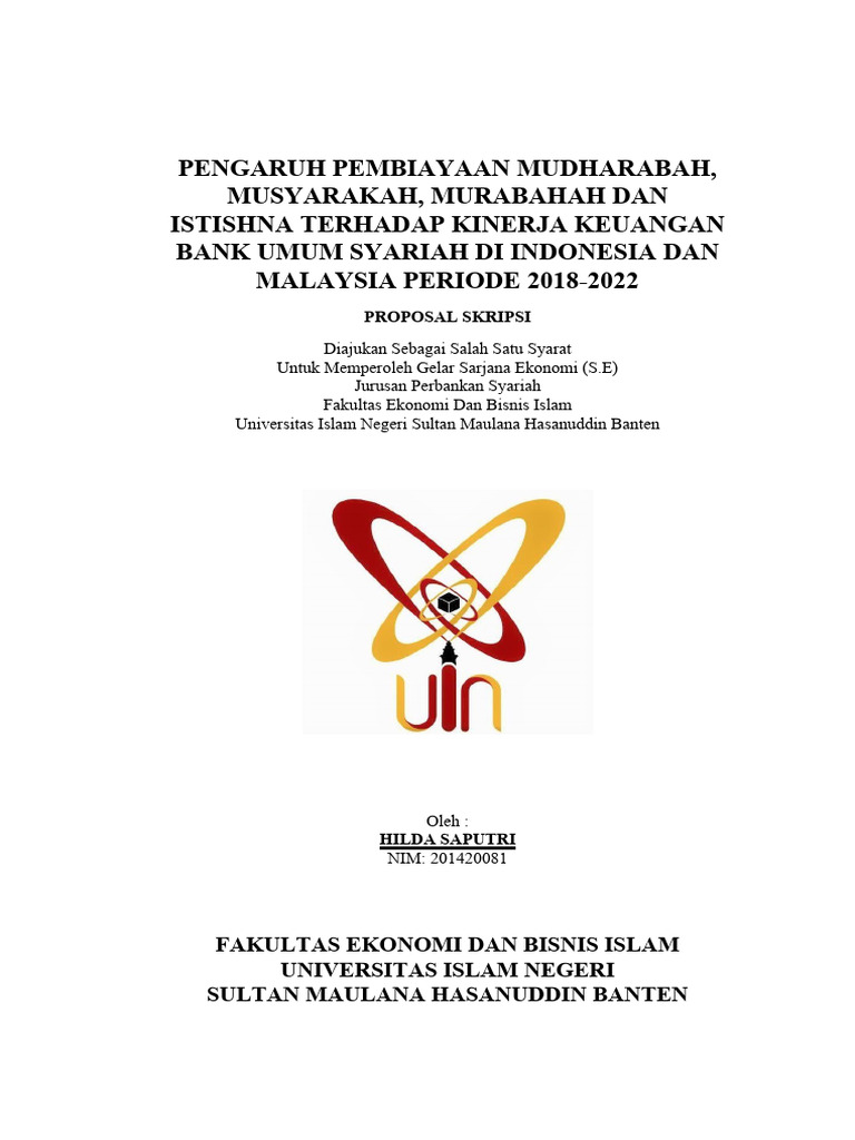 Proposal Revisi 1 | PDF