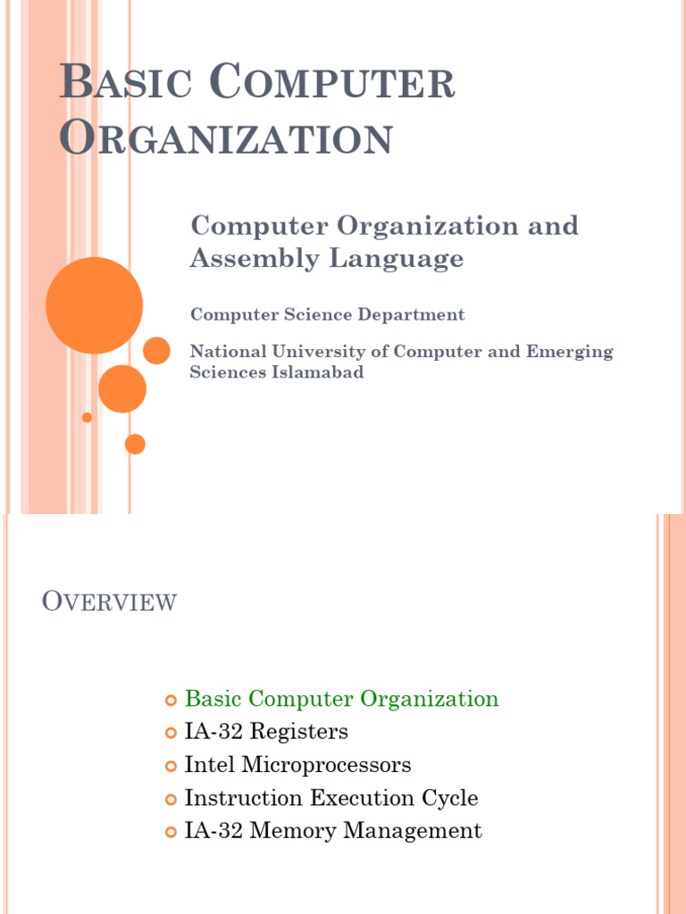04-CO Basics | PDF | Central Processing Unit | Computer Data Storage