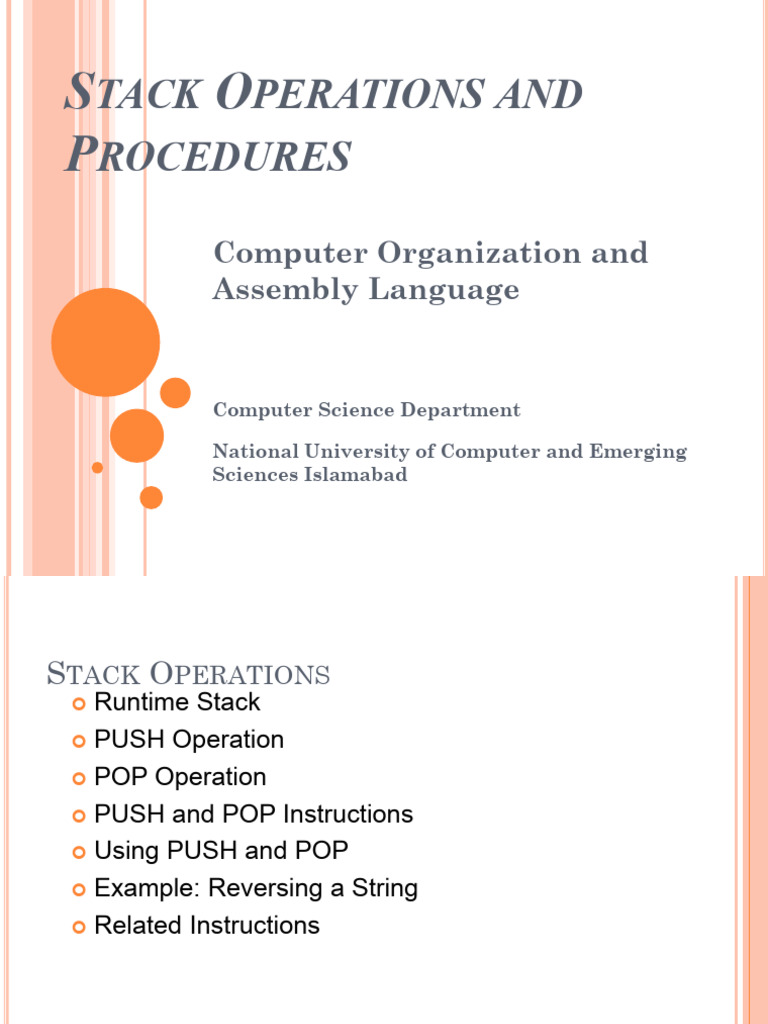 07 Procedures | PDF | Assembly Language | Parameter (Computer Programming)