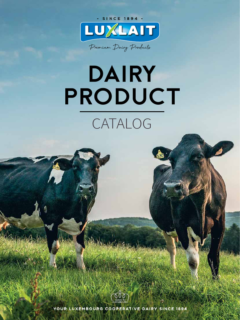 Luxlait Dairy Product Catalogue | PDF | Dairy | Milk